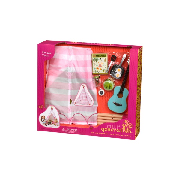 Our Generation Accessory Set -Mini teepee - Our Generation