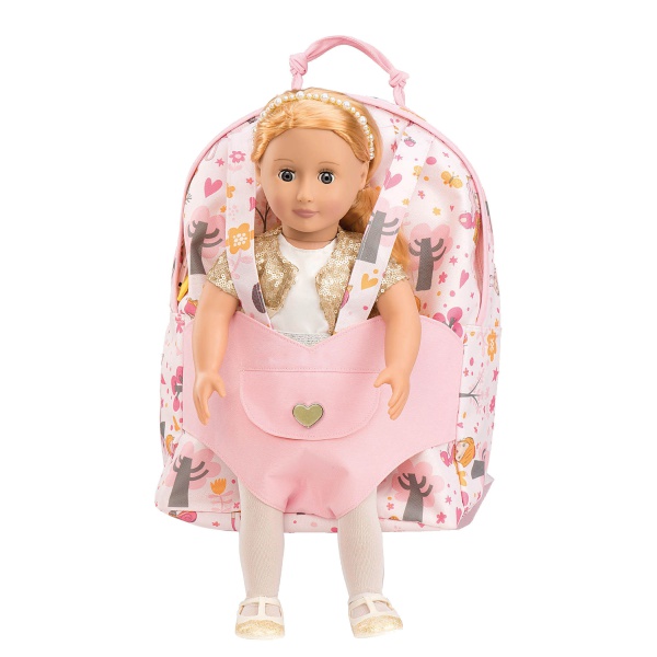 Our Generation Doll Carrier Backpack (pink) - Our Generation