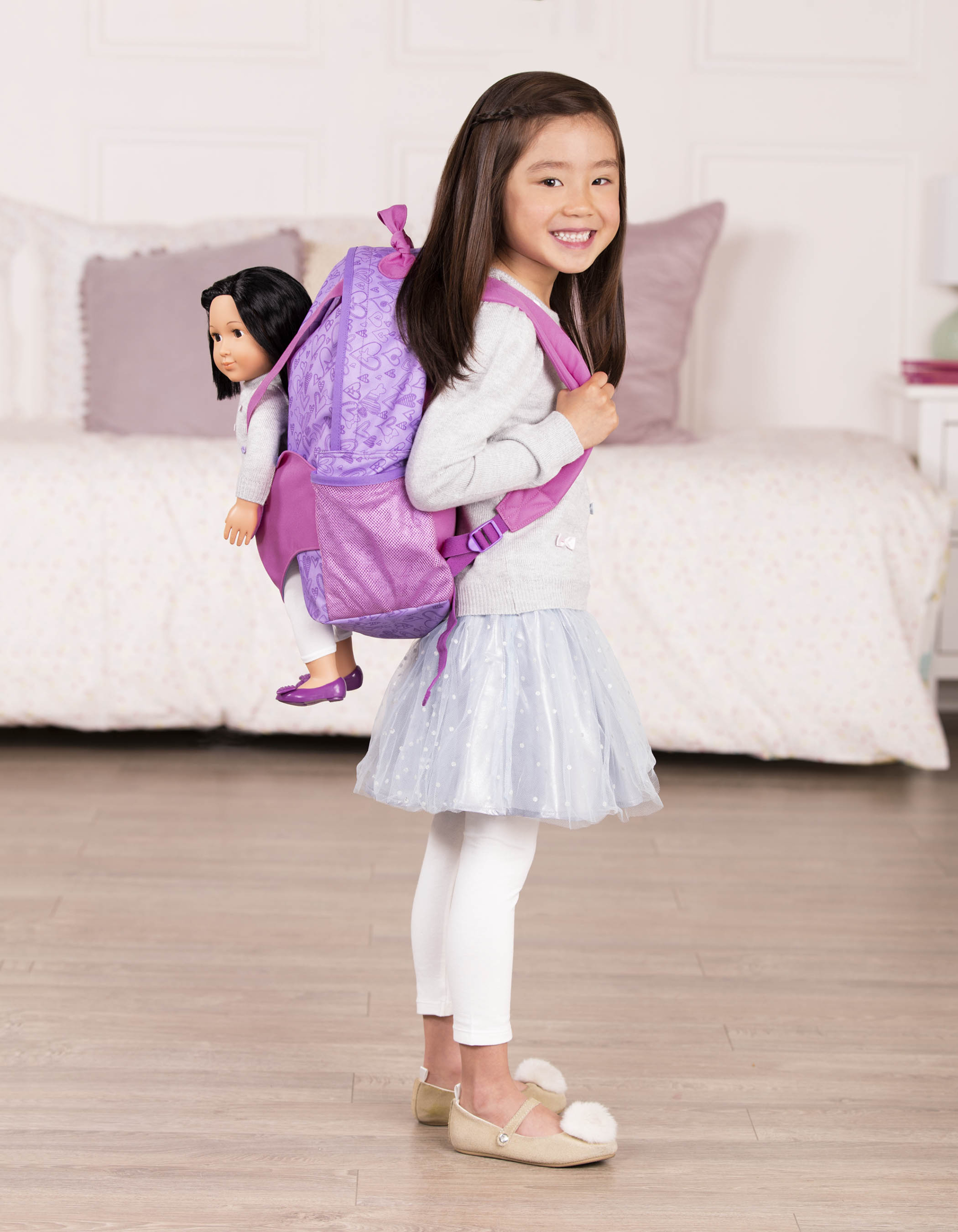 Our Generation Doll Carrier Backpack (purple) - Our Generation